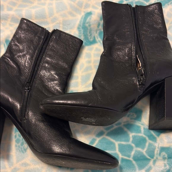 Furla | Shoes | Furla Black Heeled Boots Elegant Design | Poshmark